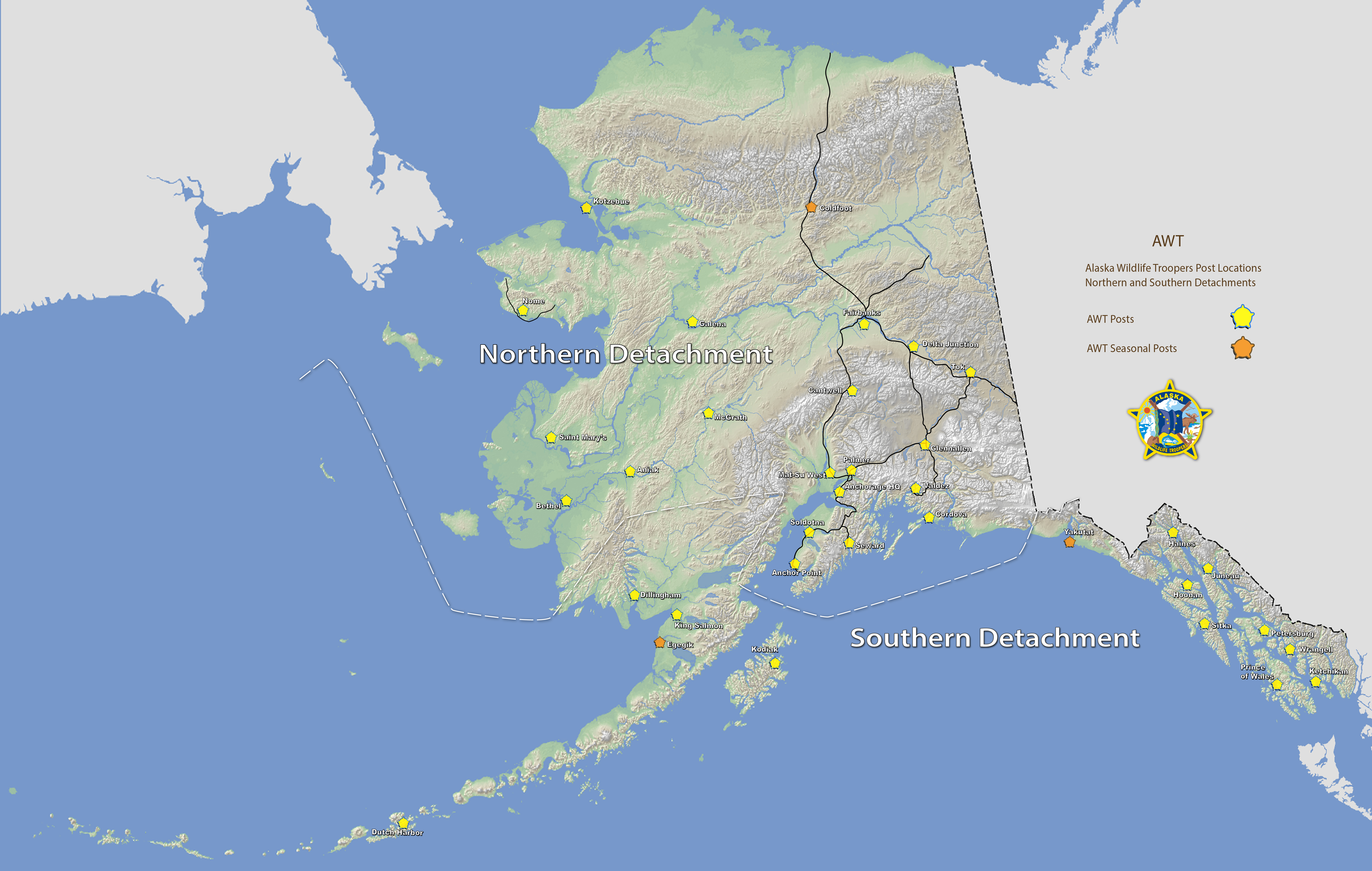AWT Detachments – Alaska State Troopers Recruitment